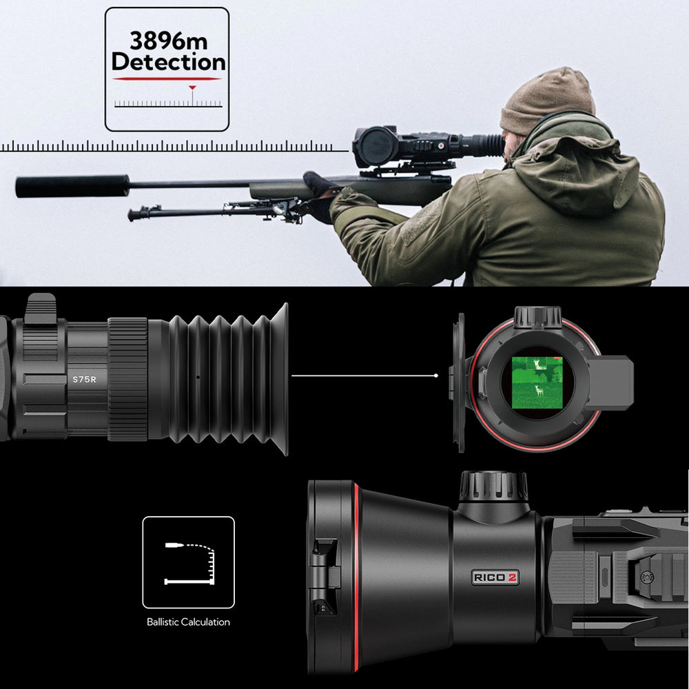 Visor térmico Nocpix RICO 2 con telémetro láser